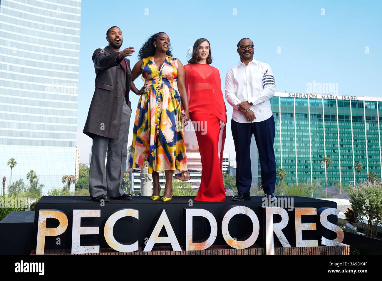 From left: Actor Michael B. Jordan, Wunmi Mosaku, Hailee Steinfeld and ...