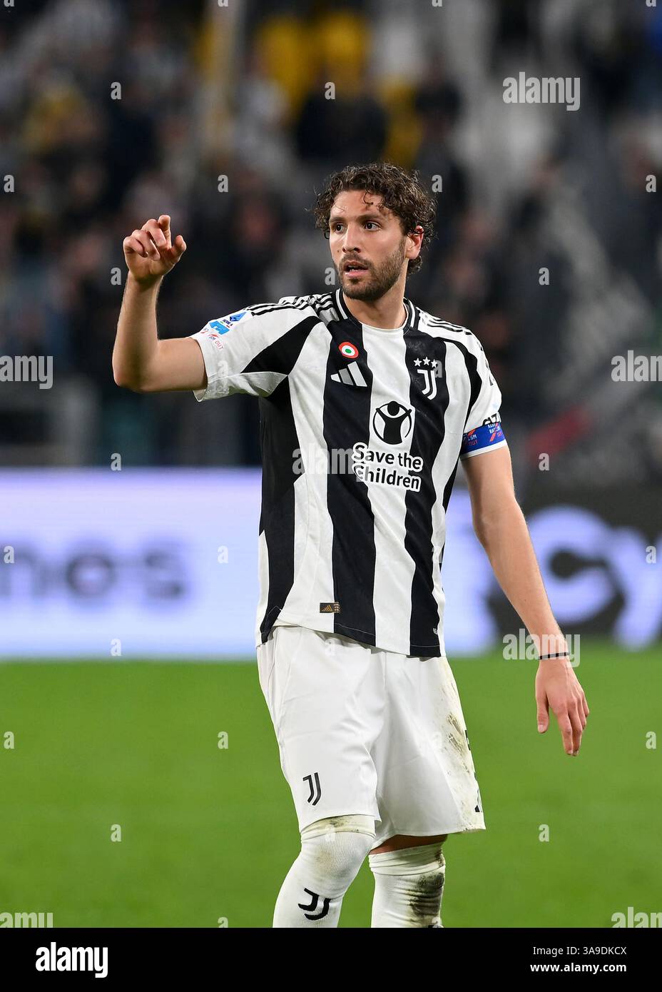 Turin, Italy. 30th Mar, 2025. Manuel Locatelli of Juventus FC during Serie A 2024/25 match ...