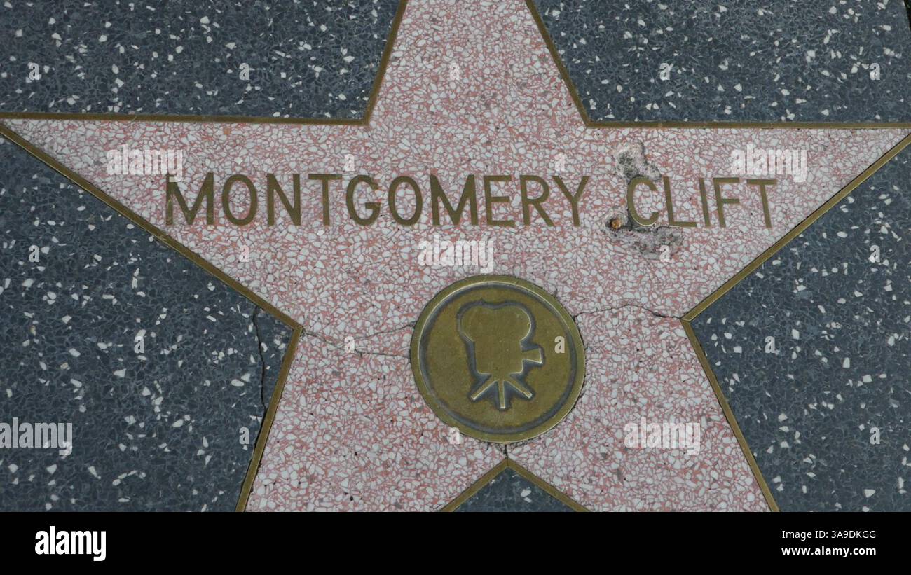 Los Angeles, California, USA 28th March 2025 Actor Montgomery Clift ...