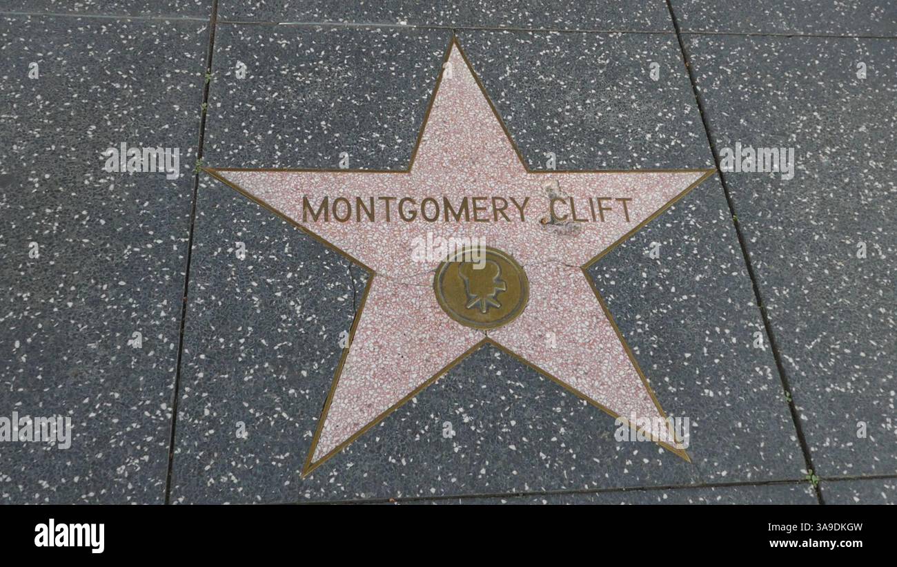 Los Angeles, California, USA 28th March 2025 Actor Montgomery Clift ...