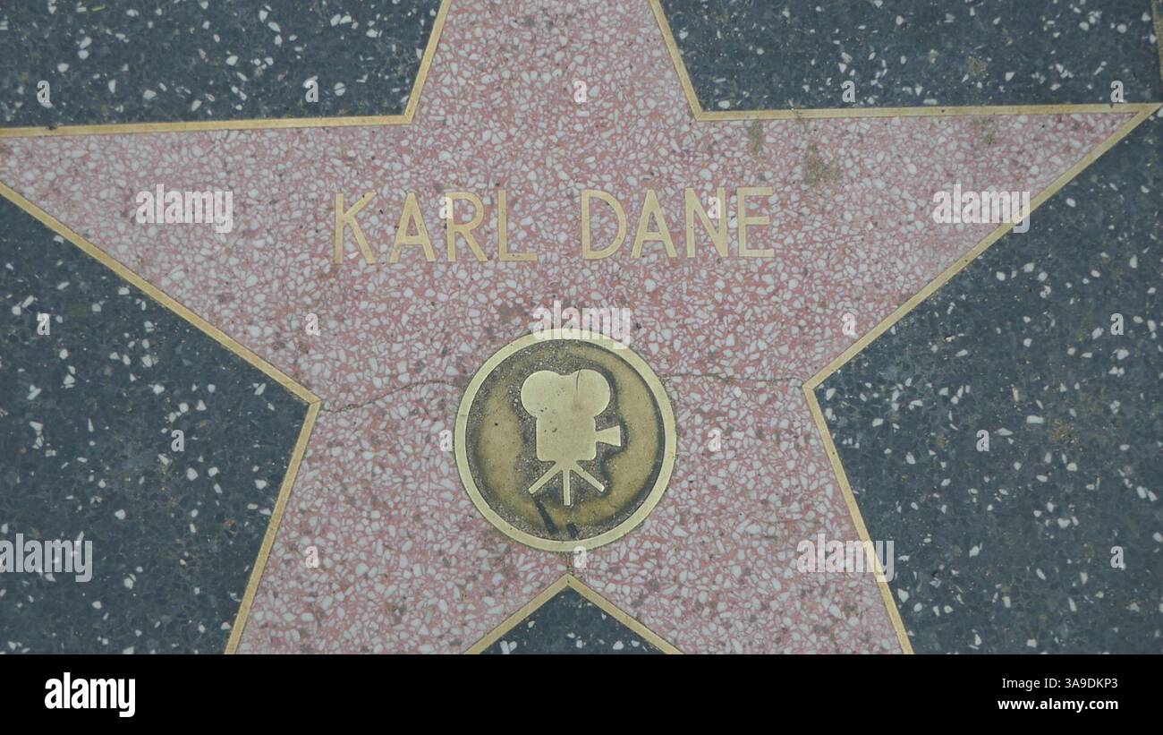 Los Angeles, California, USA 28th March 2025 Actor Karl Dane Hollywood Walk of Fame Star on ...