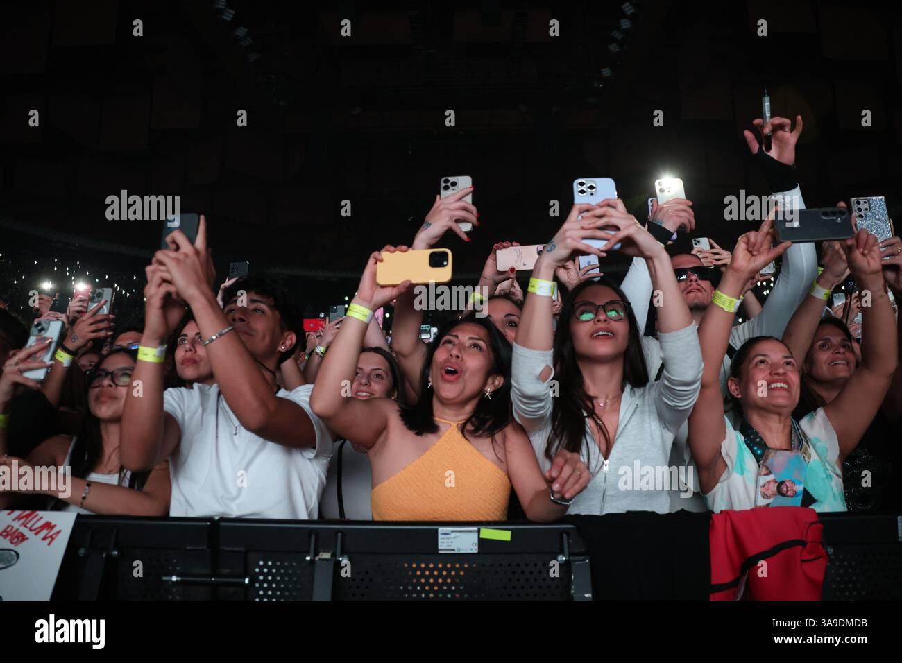Colombian singer Maluma on stage at Unipol Arena, Casalecchio di Reno ...