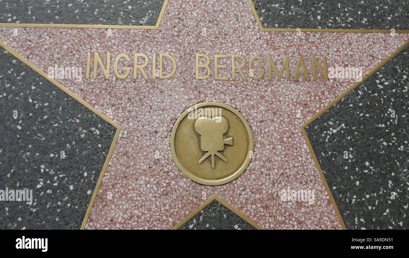 Los Angeles, California, USA 28th March 2025 Actress Ingrid Bergman ...