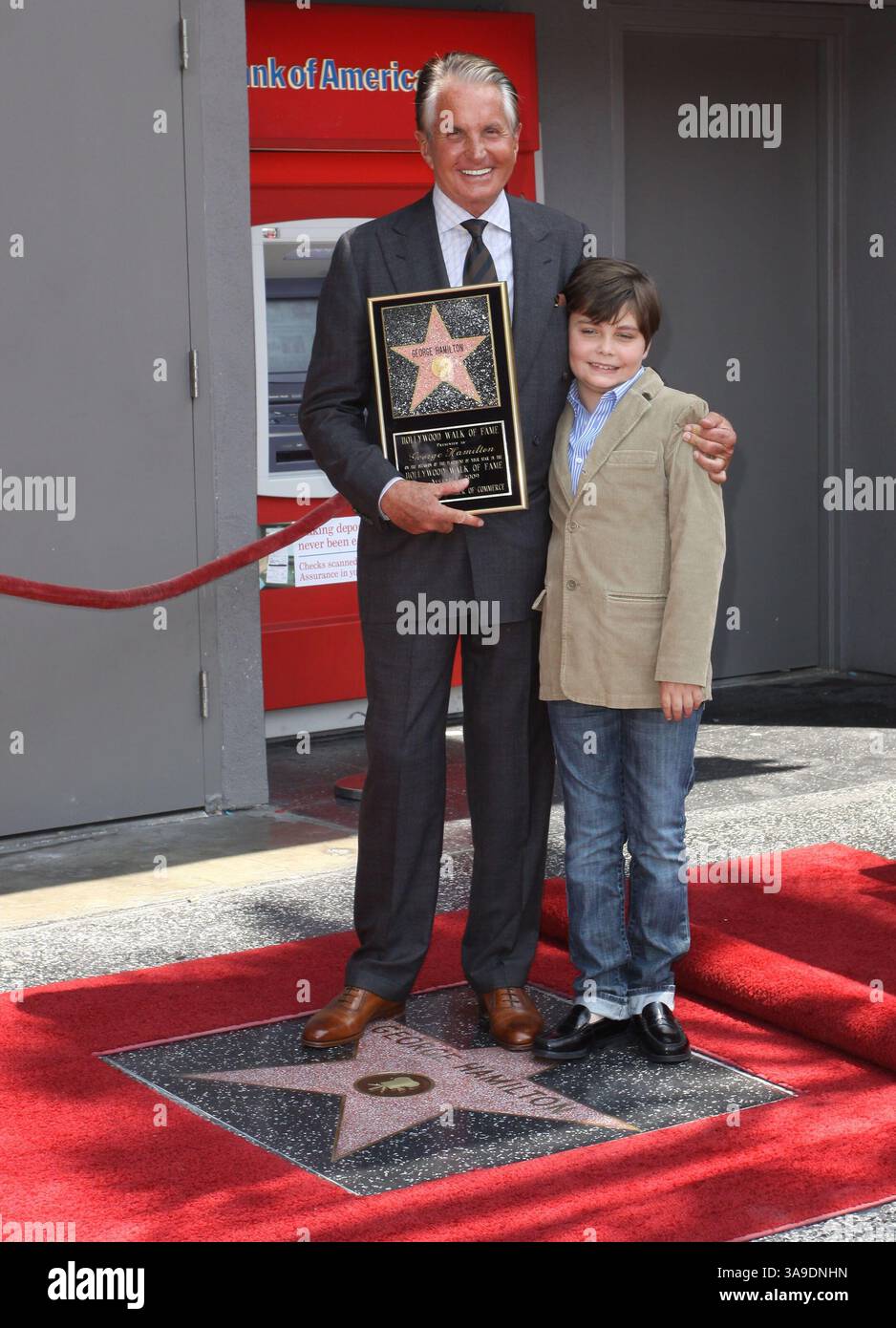 George hamilton and son george thomas hamilton hi-res stock photography ...