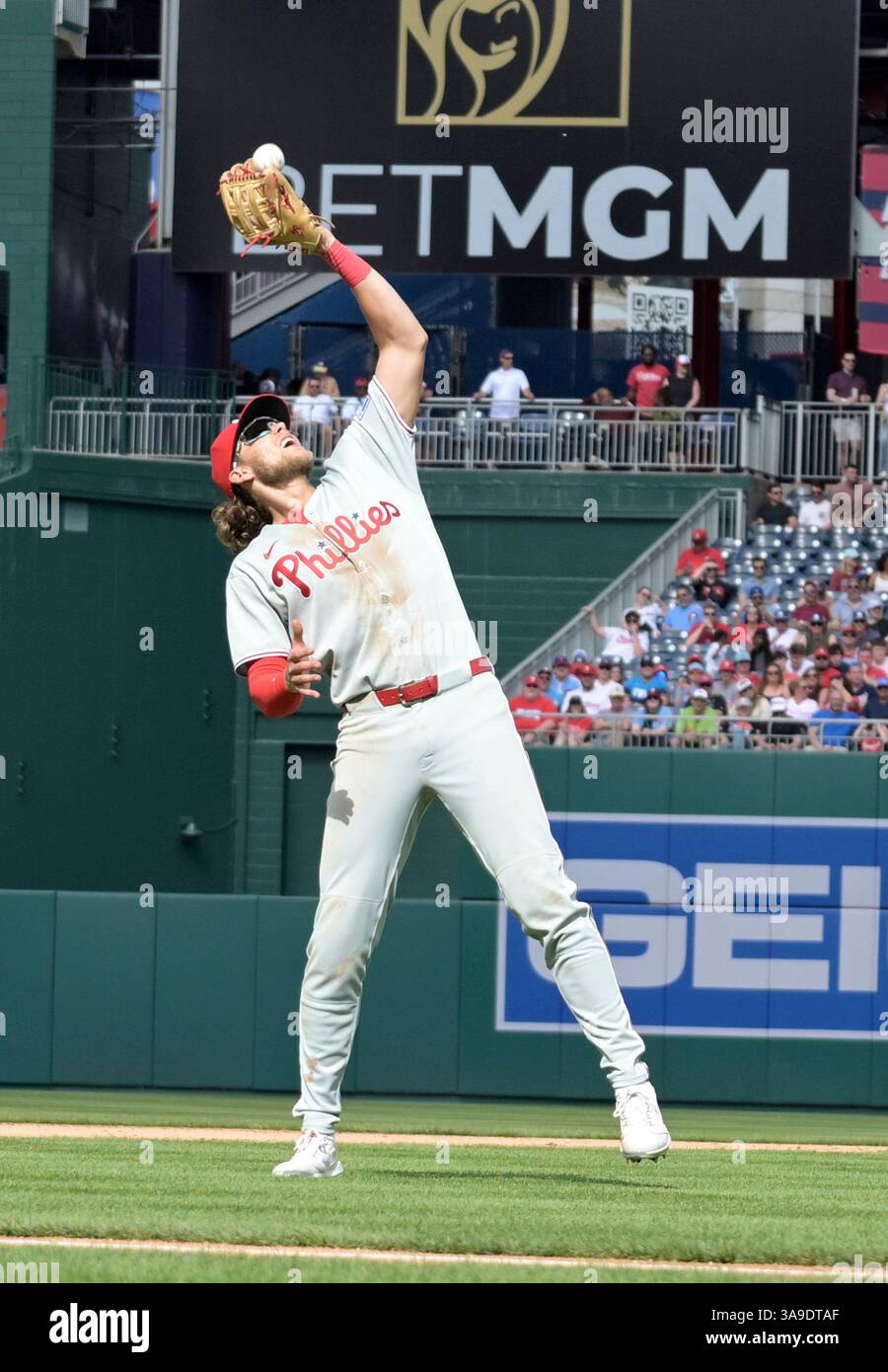 WASHINGTON, DC - MARCH 30: Philadelphia Phillies third baseman Alec ...