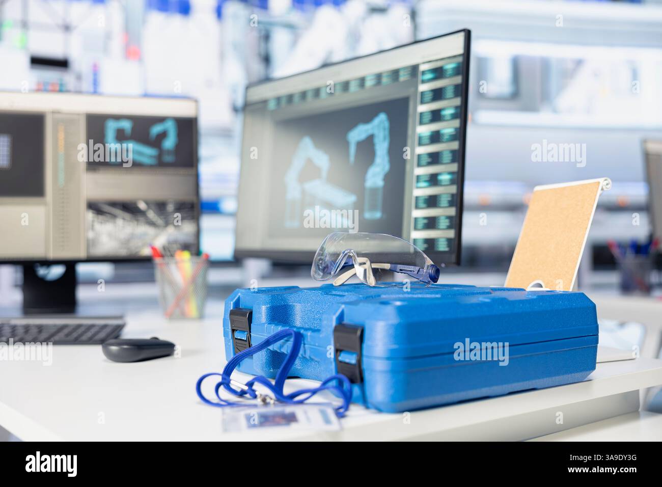 Computer software in photovoltaics factory used for optimizing ...