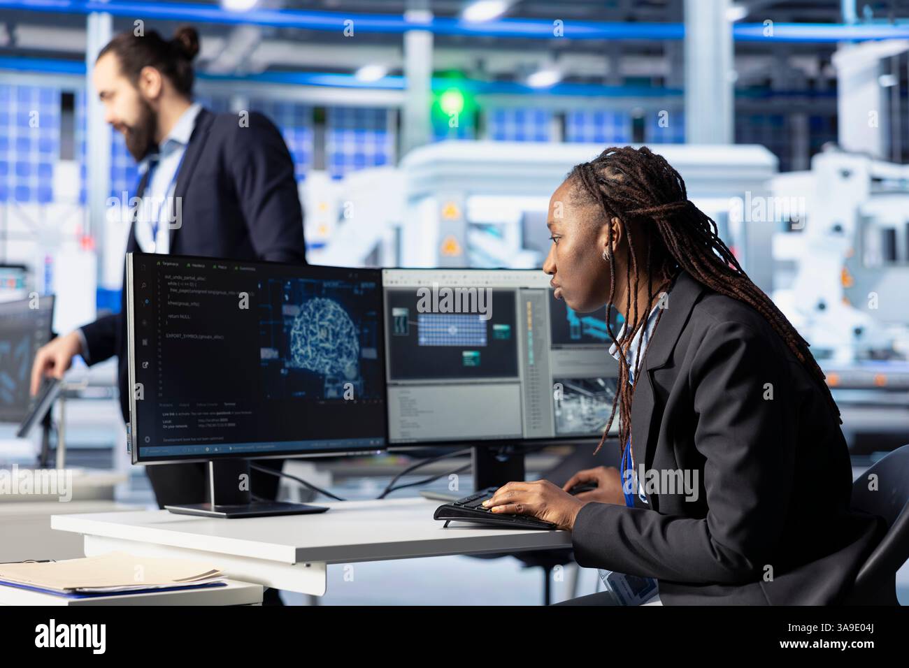 Photovoltaics factory developer programming AI tools, developing ...