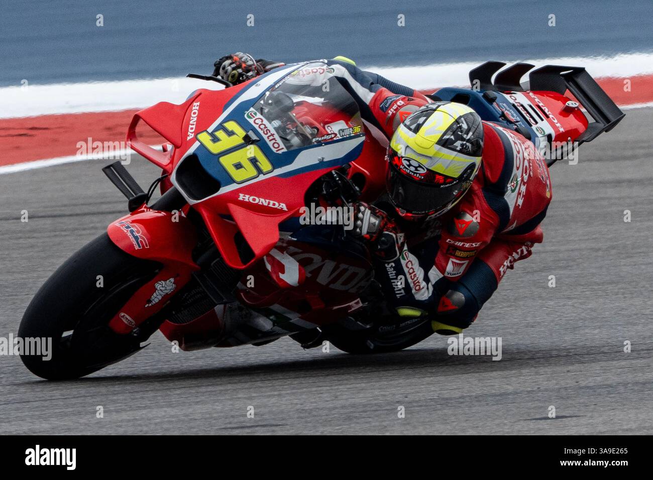 March 30, 2025. Joan Mir (36) of the Honda HRC Castrol racing team in ...