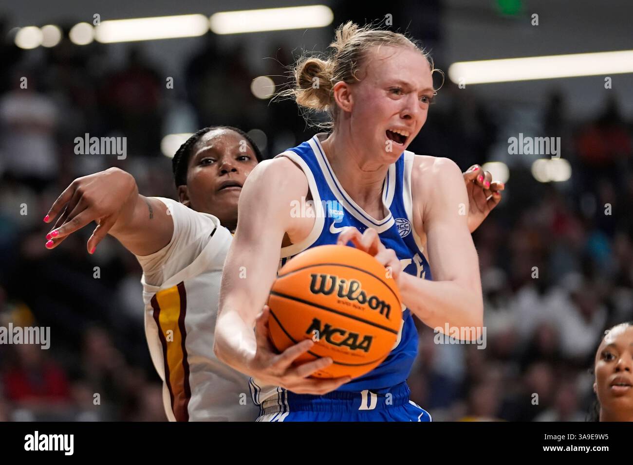 Duke forward Toby Fournier pulls down rebound against South Carolina ...