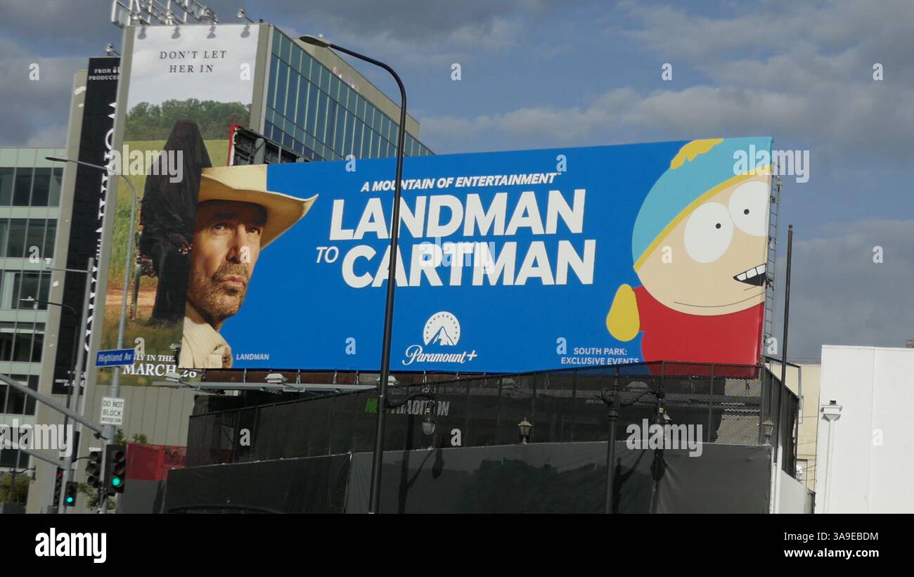 Los Angeles, California, USA 28th March 2025 Landman to Cartman ...