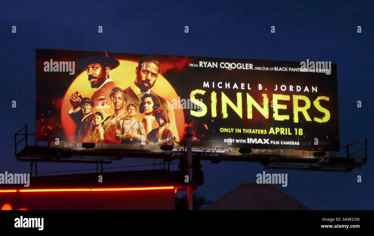 Los Angeles, California, USA 28th March 2025 Ryan Coogler Sinners ...