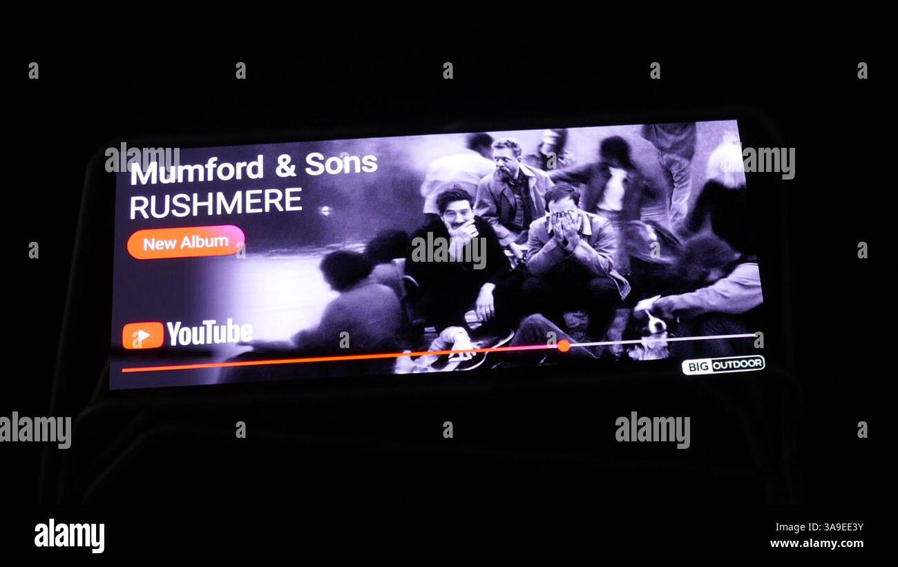 Los Angeles, California, USA 28th March 2025 Mumford & Sons Rushmere ...