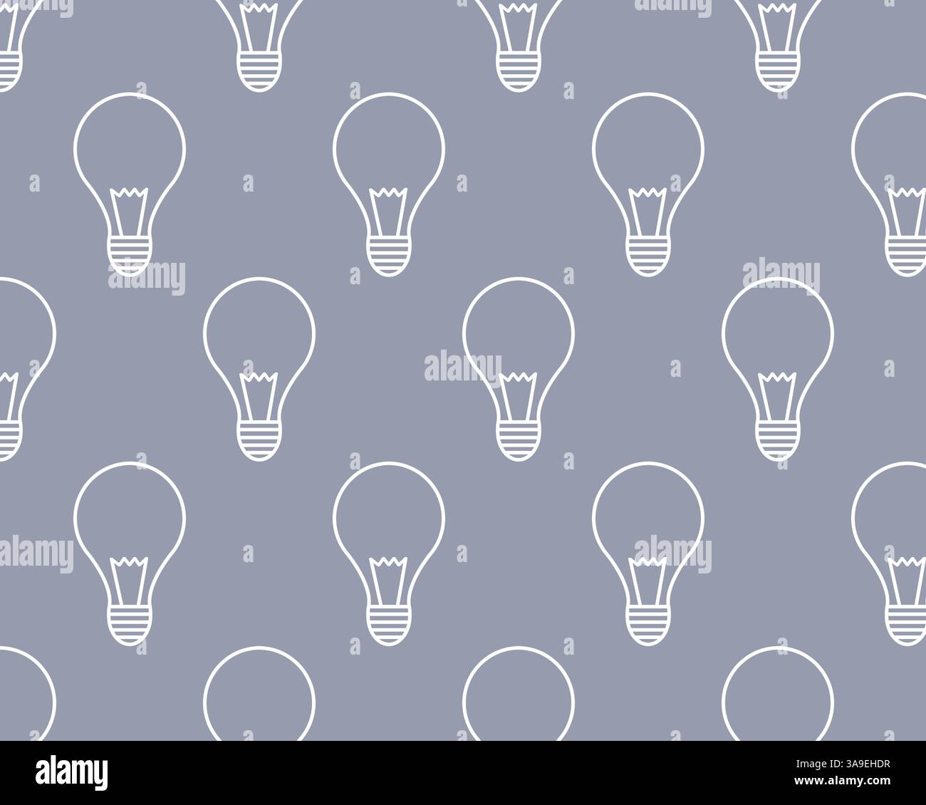 Light bulbs outline pattern. Vector illustration Stock Vector Image ...