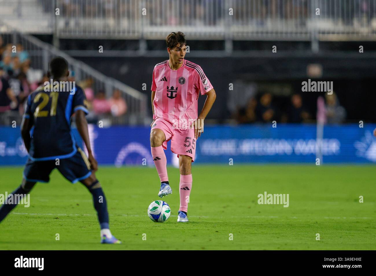 FORT LAUDERDALE, FL - MARCH 29: Federico Redondo #55 of Inter Miami CF ...