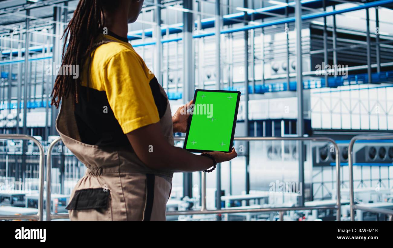 Smart factory engineer implements automated workflows using green ...