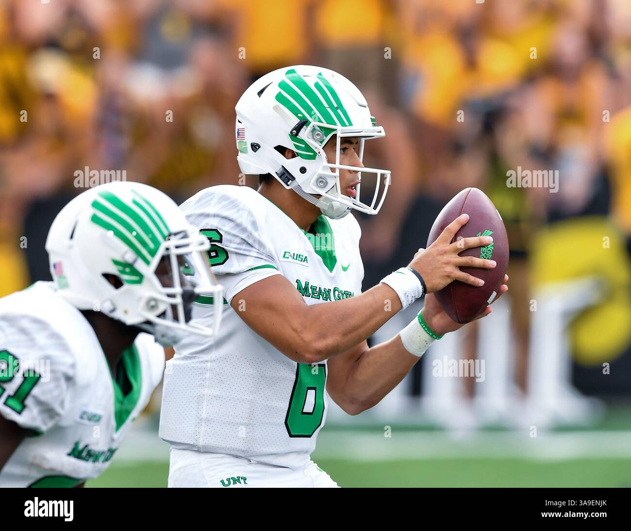 September 16, 2017: .North Texas Mean Green quarterback Mason Fine (6 ...
