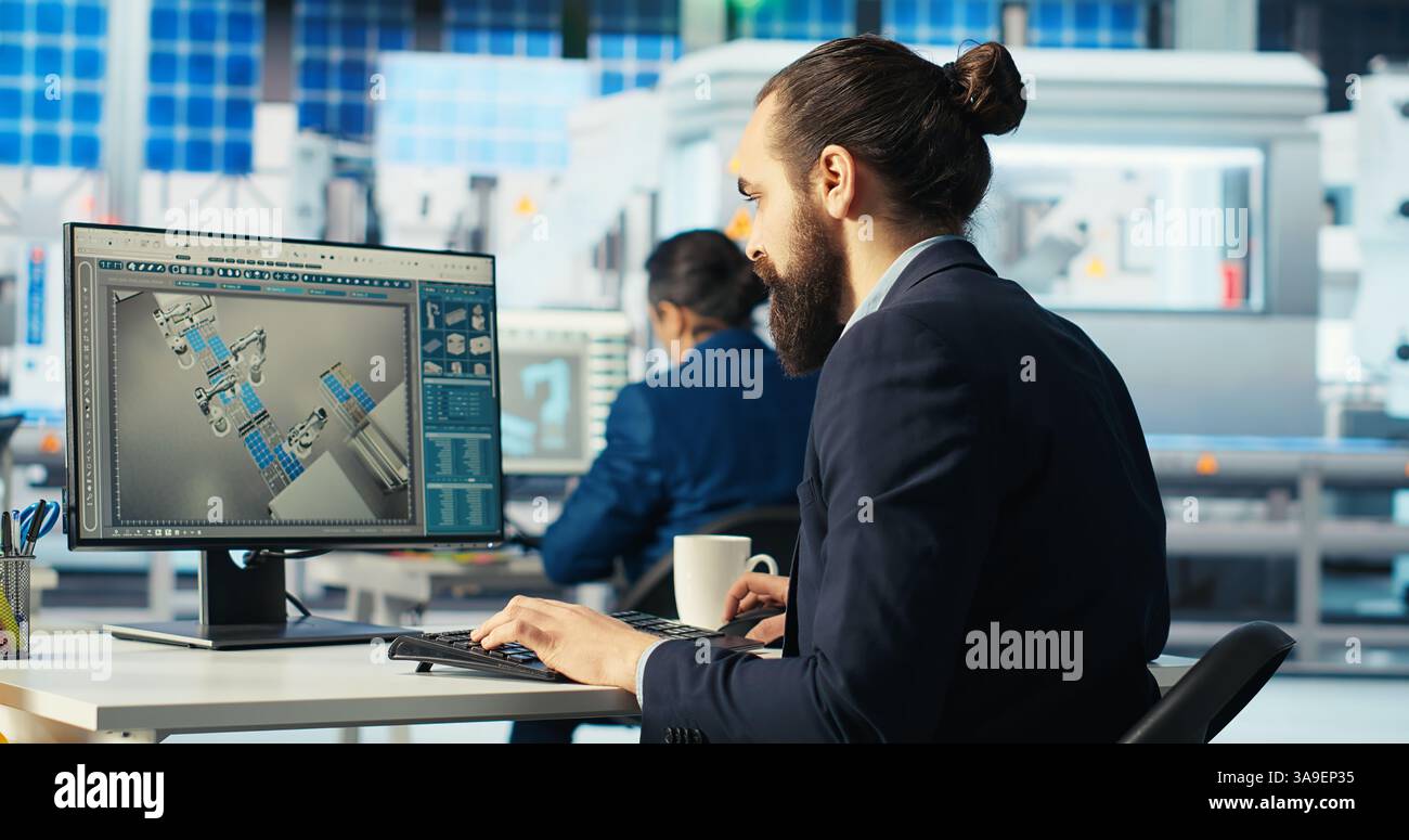 Photovoltaics factory engineer analyzing hi-res stock photography and images - Alamy