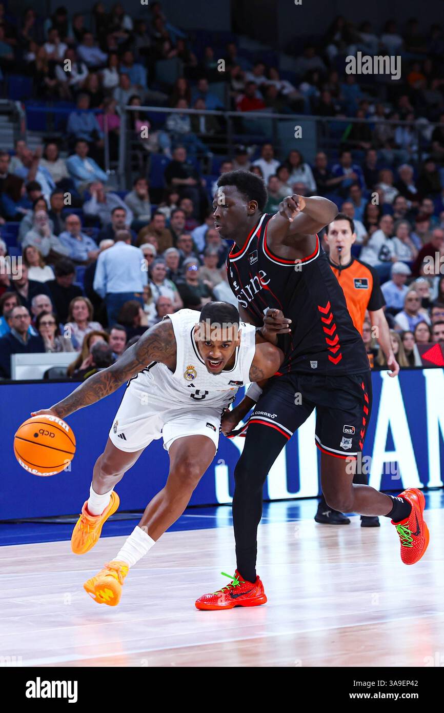 30th March 2025; Movistar Arena; Liga Endesa; ACB; Real Madrid vs Surne ...