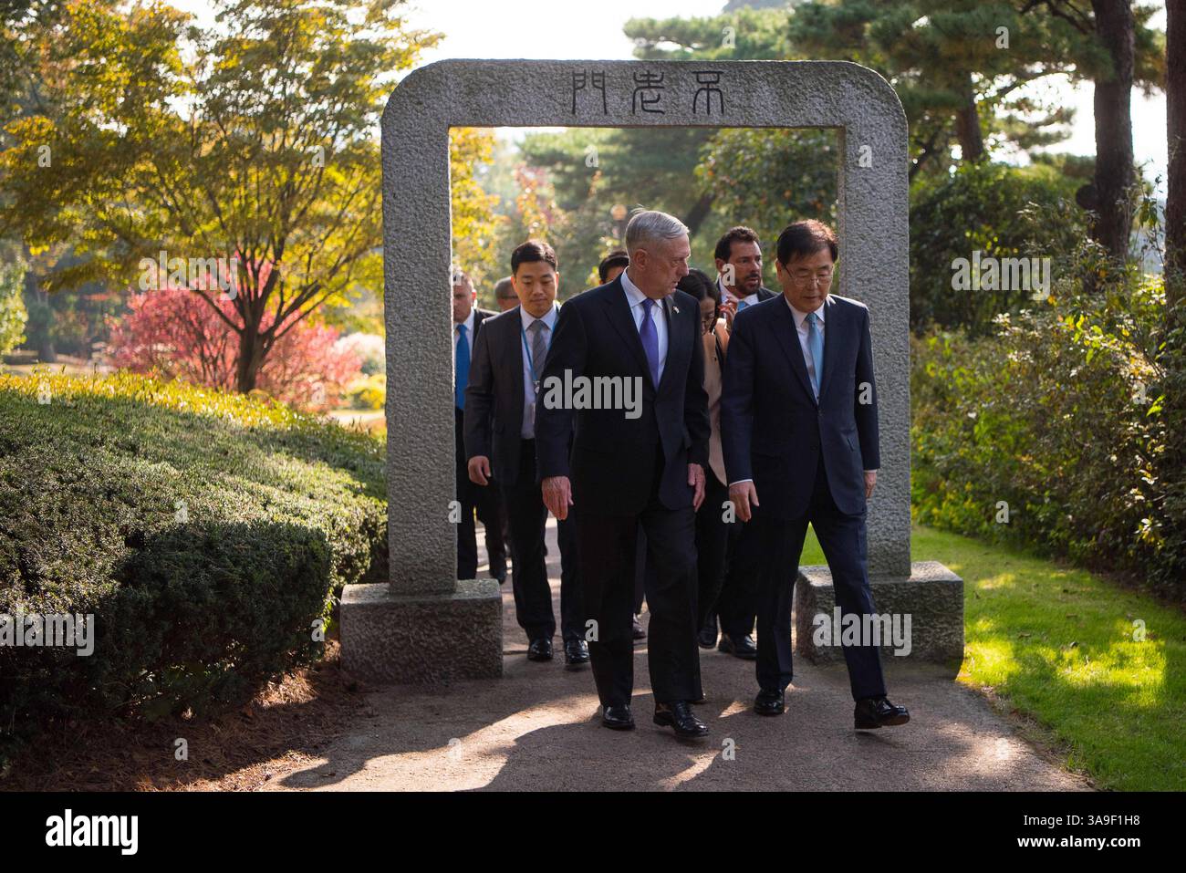 October 27, 2017 - Seoul, South Korea - U.S. Secretary of Defense Jim ...