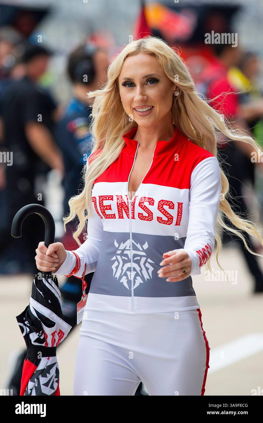 March 30, 2025: Paddock Girls at the Red Bull Grand Prix of the ...