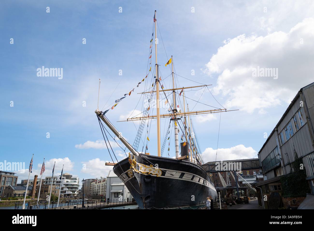 SS Great Britain museum ship at Bristol harbour UK Stock Photo - Alamy