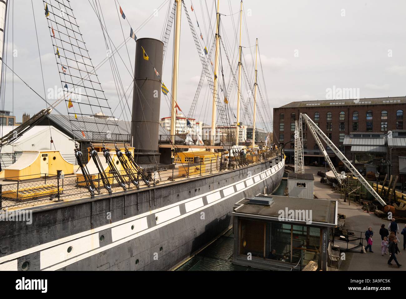SS Great Britain museum ship at Bristol harbour UK Stock Photo - Alamy