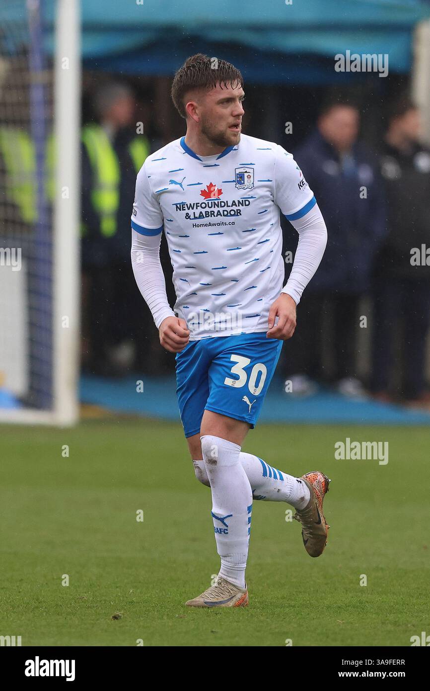 Barrow's Ben Jackson is seen during the Sky Bet League 2 match between ...