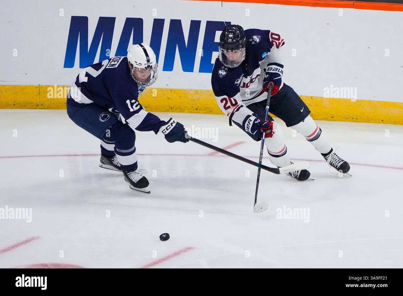 ALLENTOWN, PA - MARCH 30: Penn State Nittany Lions Forward Ben Schoen ...