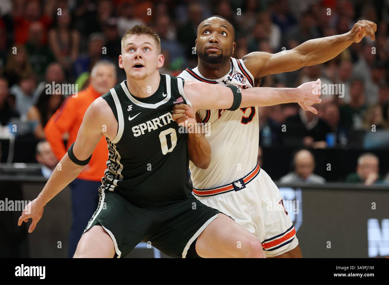 Atlanta, United States. 30th Mar, 2025. Michigan State forward Jaxon ...