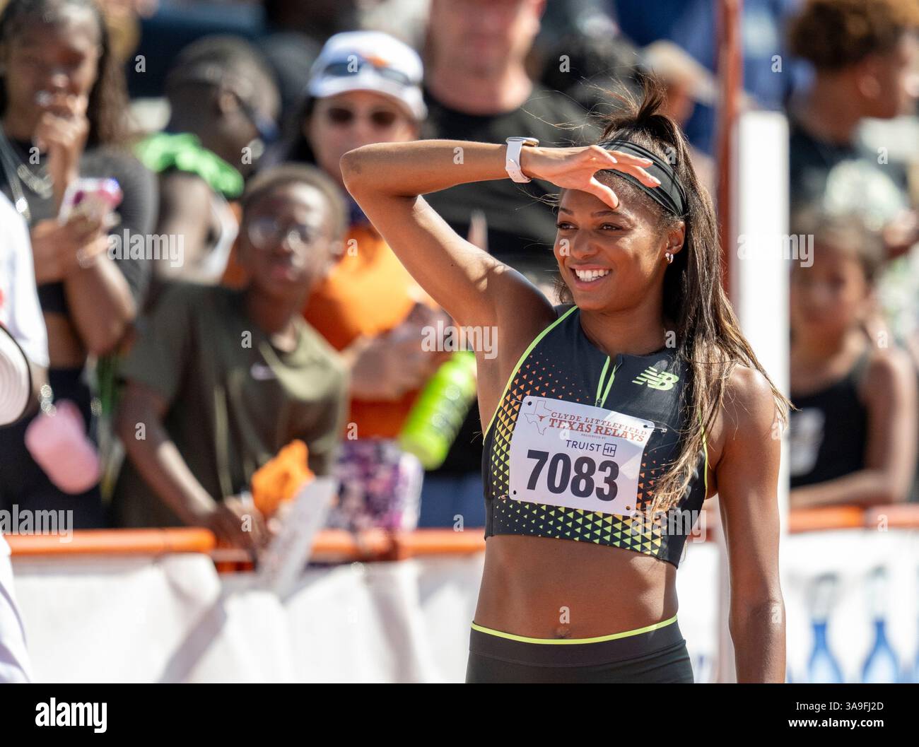 Austin Texas USA, March 29 2025: Three-time Olympic gold medalist GABBY ...