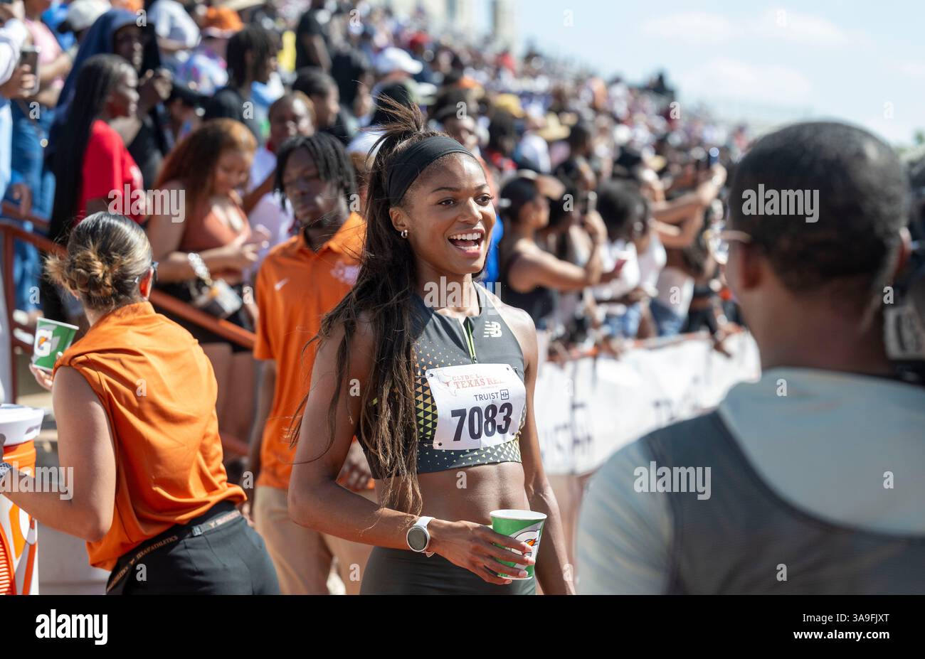 Austin, Texas USA, March 29, 2025: Three-time Olympic gold medalist ...
