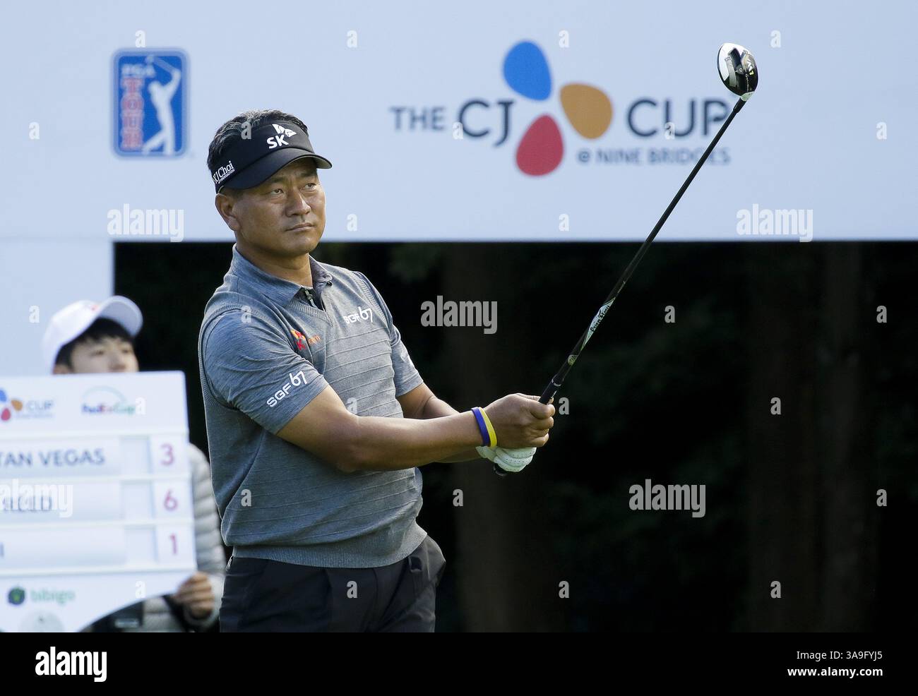 October 20, 2017 - Seogwipo, Jeju Island, South Korea - K.J. Choi of ...