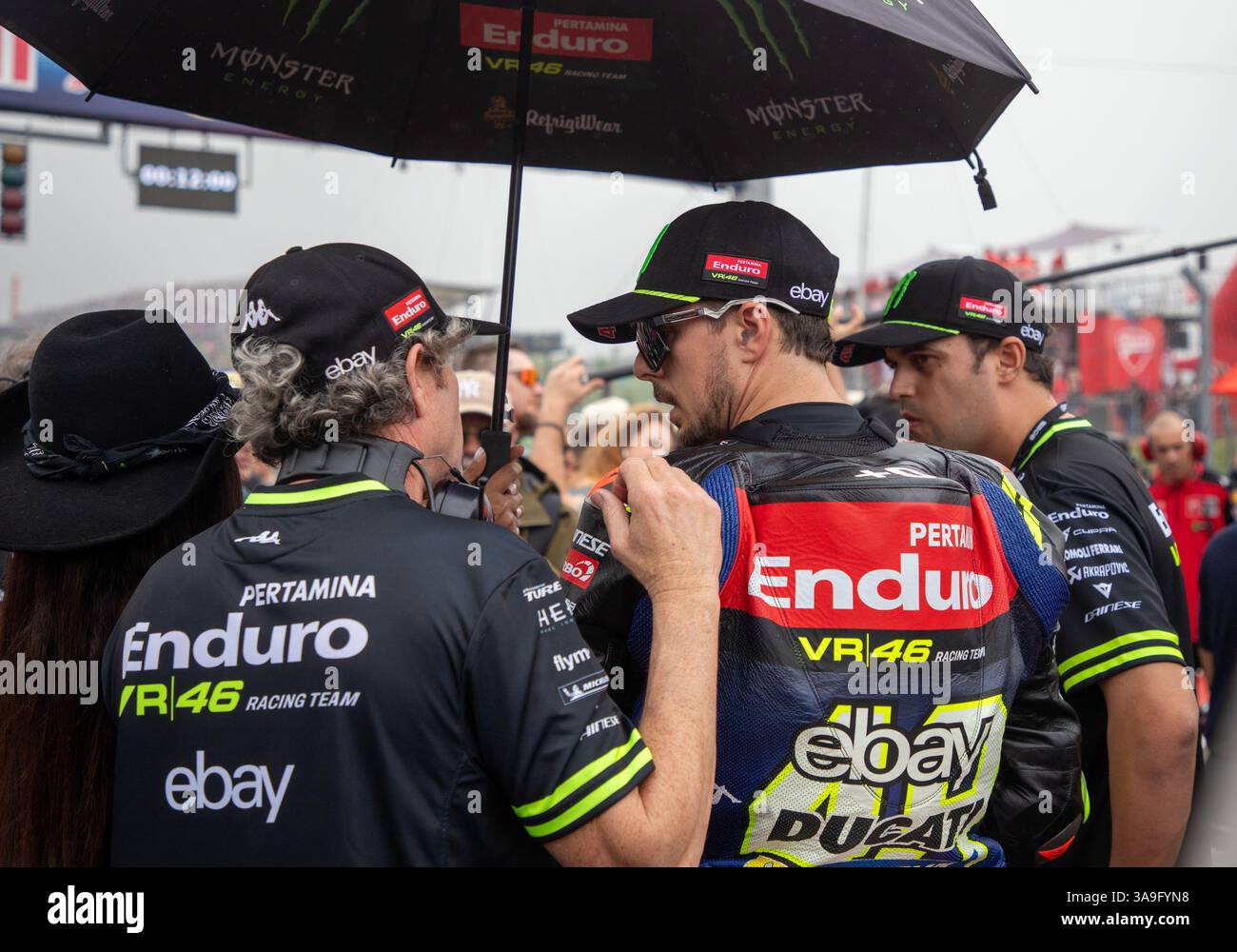 Fabio Di Giannantonio on the grid before the Motorcycle Grand Prix of ...