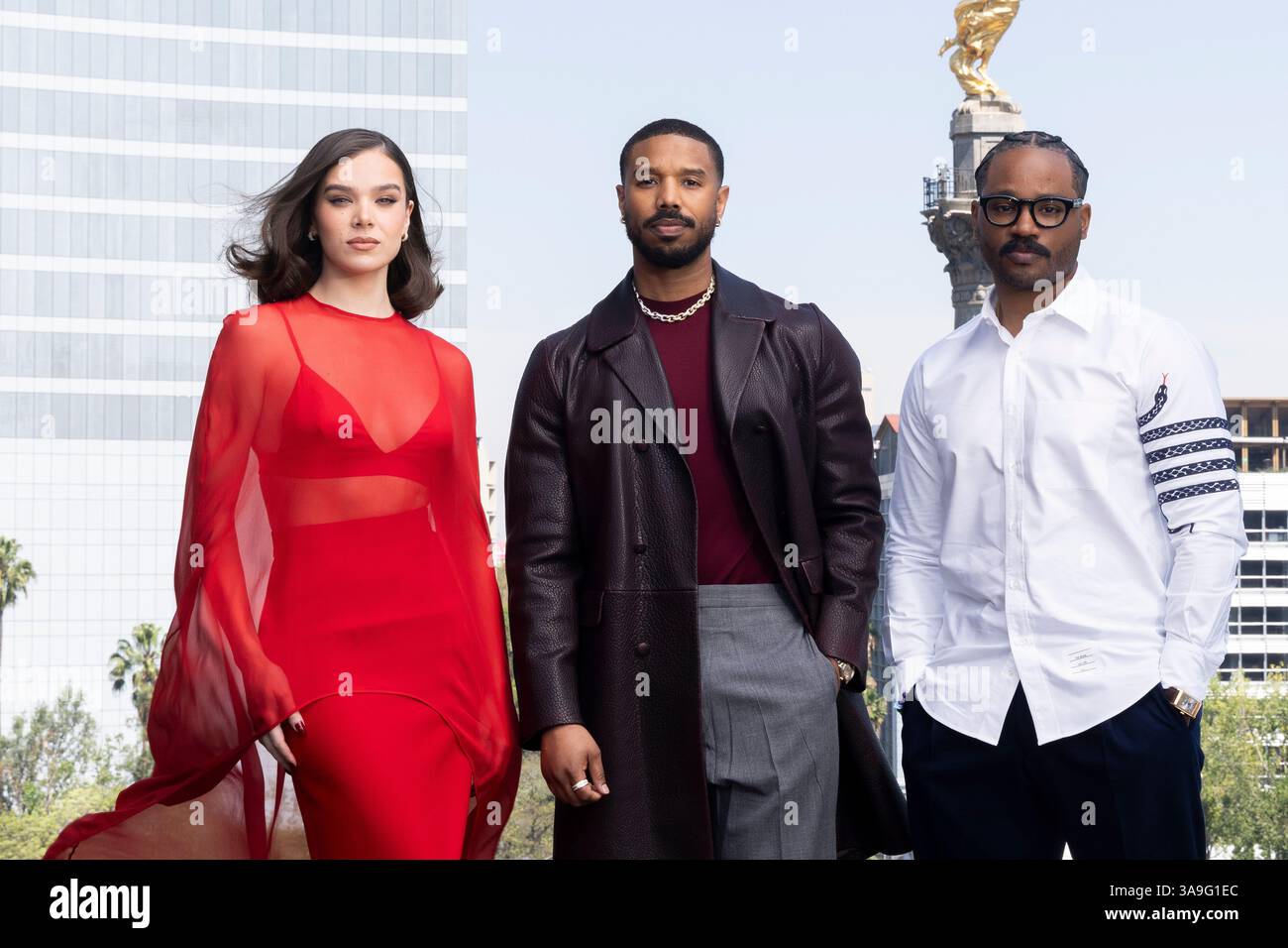 Mexico City, Mx. 30th Mar, 2025. Hailee Steinfeld, Michael B. Jordan ...