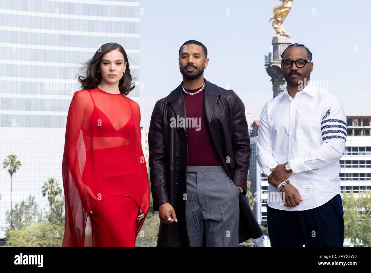 Mexico City, Mx. 30th Mar, 2025. Hailee Steinfeld, Michael B. Jordan ...