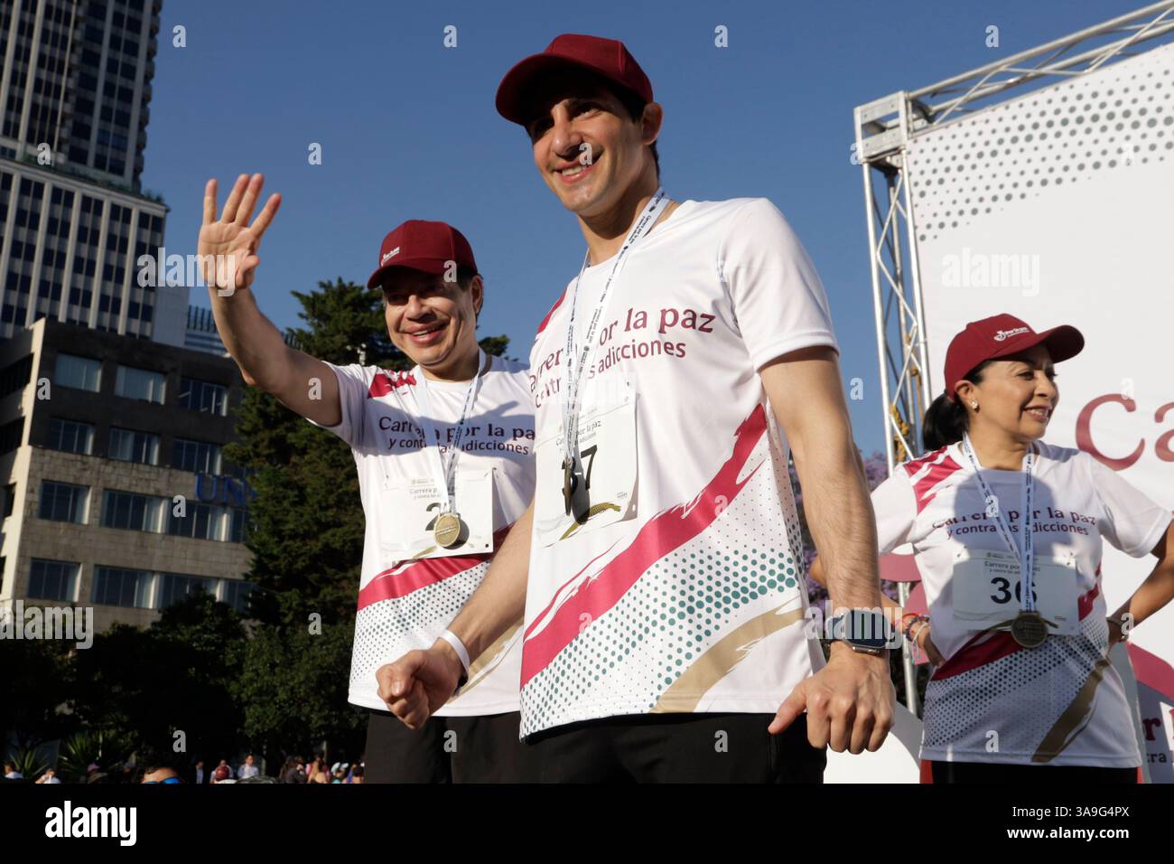 Secretary of Public Education Mario Delgado and Director of the ...