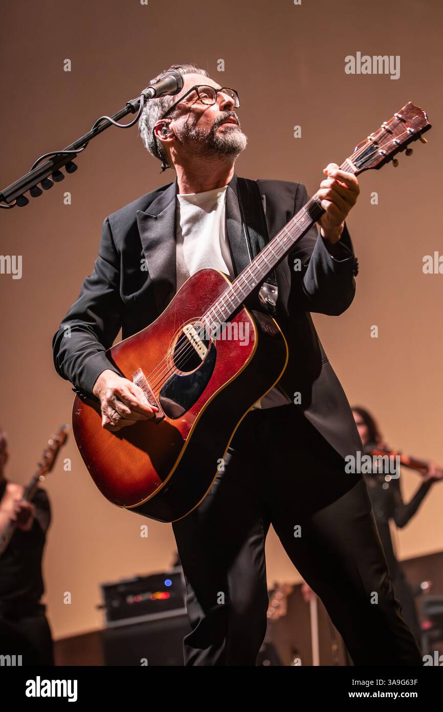 Milan, Italy. 30th Mar, 2025. The Italian singer-songwriter and record ...
