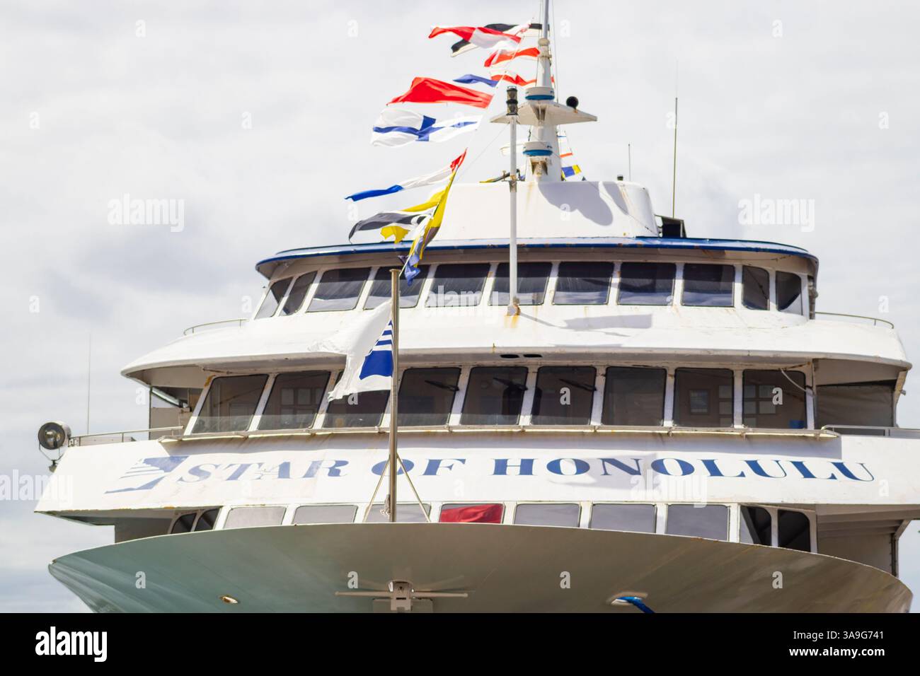 Oahu, Hawaii, USA - February 23, 2024 - Close up image of the front of ...