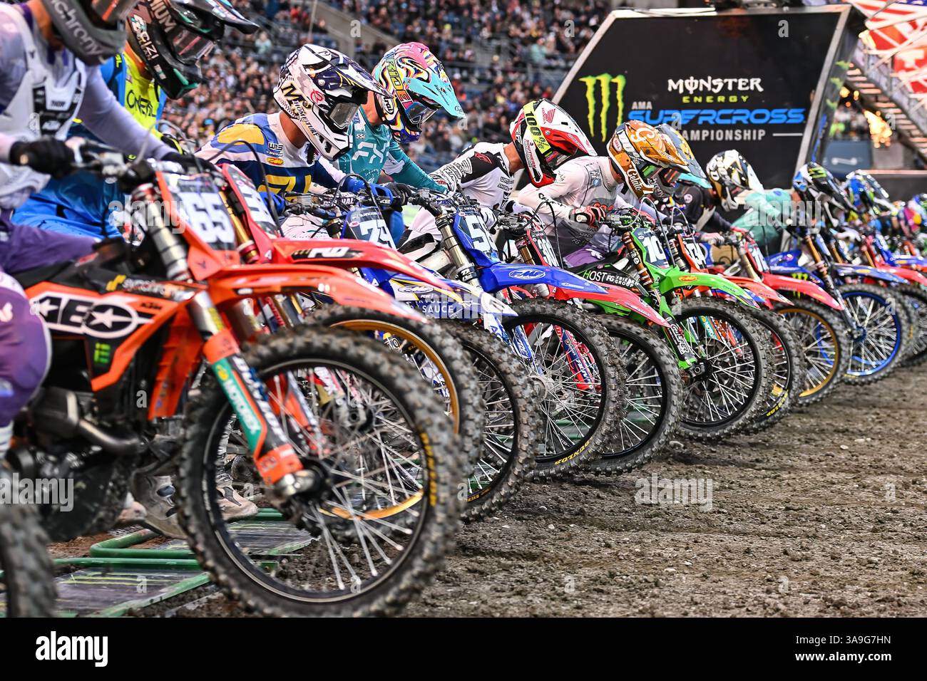 March 29, 2025: The 250 Main Event start during Monster Energy AMA ...
