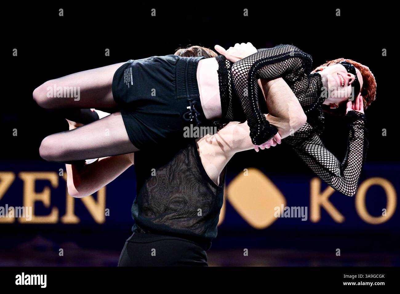 Boston, USA. 30th March, 2025. Evgeniia LOPAREVA & Geoffrey BRISSAUD ...
