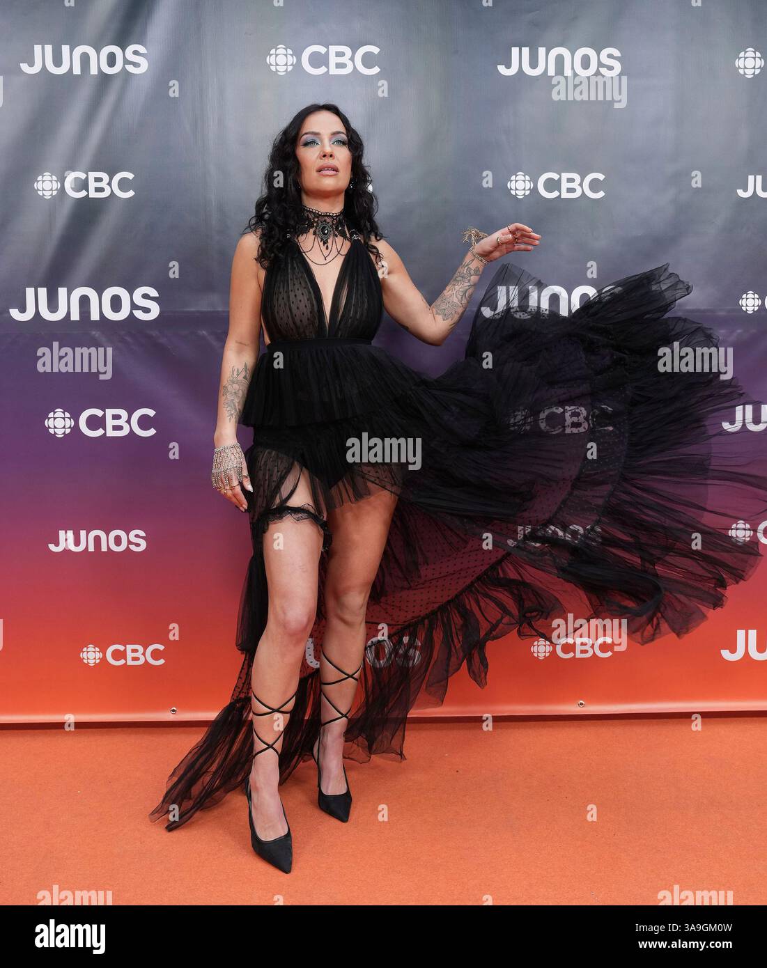 JJ Wilde arrives for the Juno Awards, in Vancouver, British Columbia ...