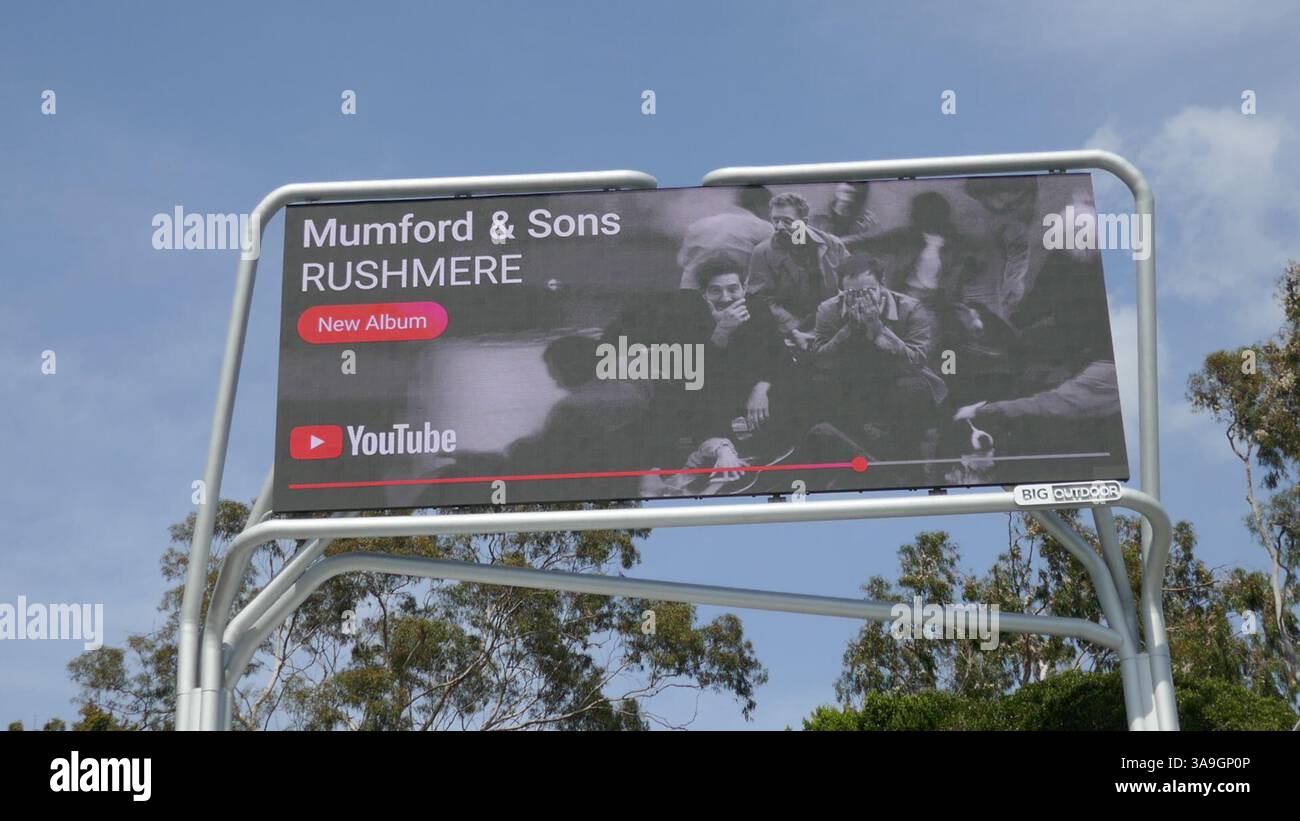 Los Angeles, California, USA 29th March 2025 Mumford & Sons Rushmere ...
