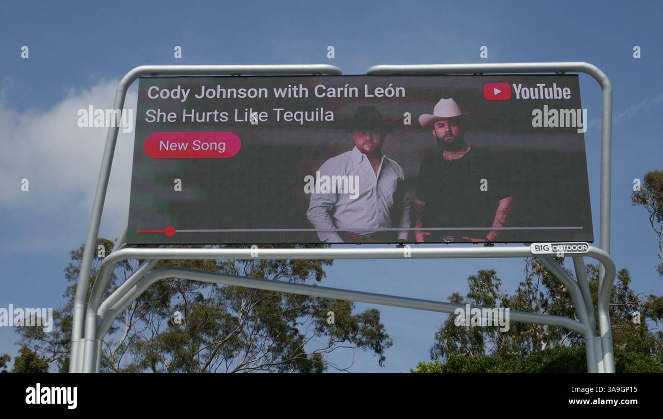 Los Angeles, California, USA 29th March 2025 Cody Johnson with Carin ...