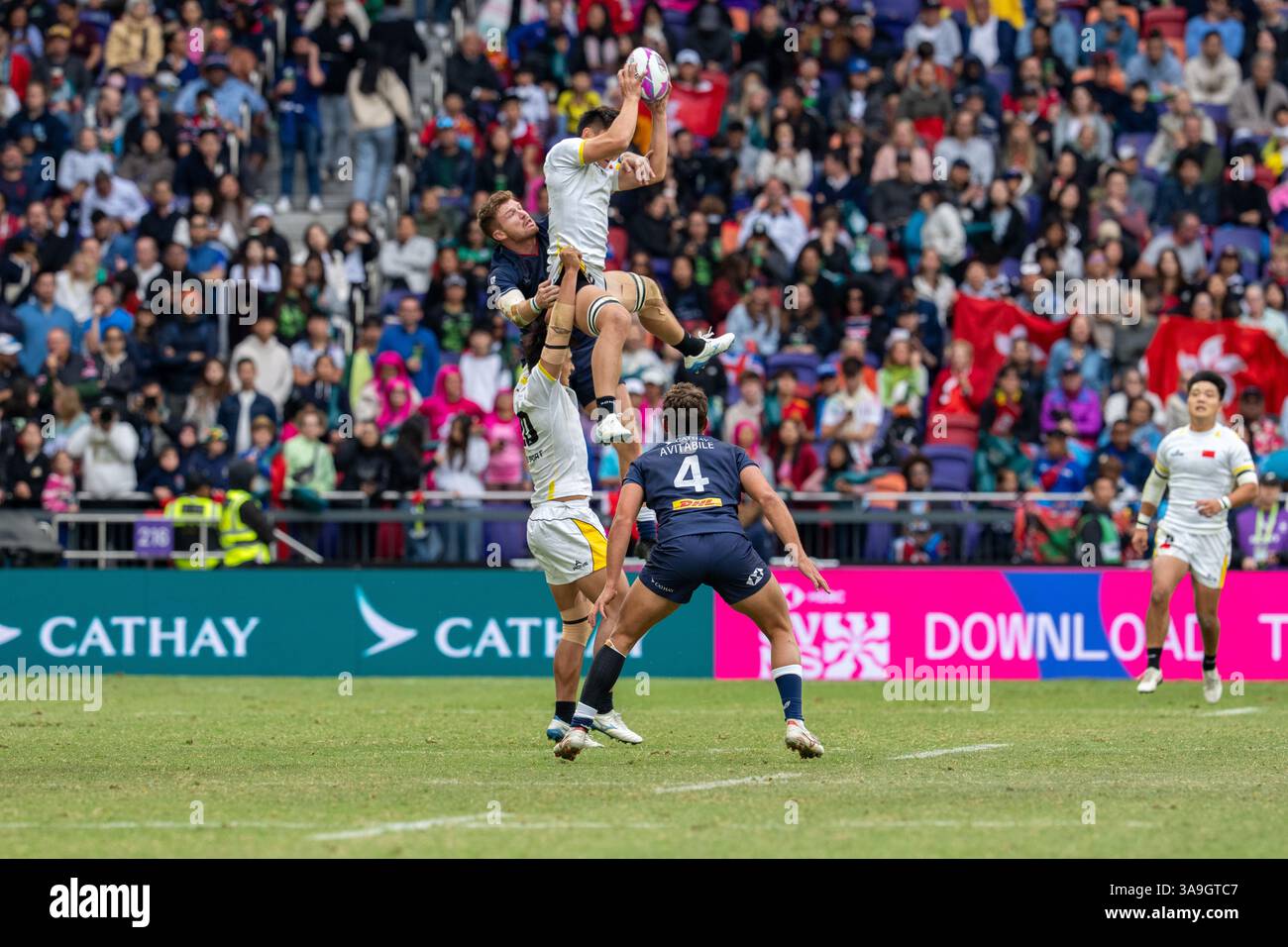 Hong Kong, China, 30 March, 2025, Hong Kong, China beat China in the ...