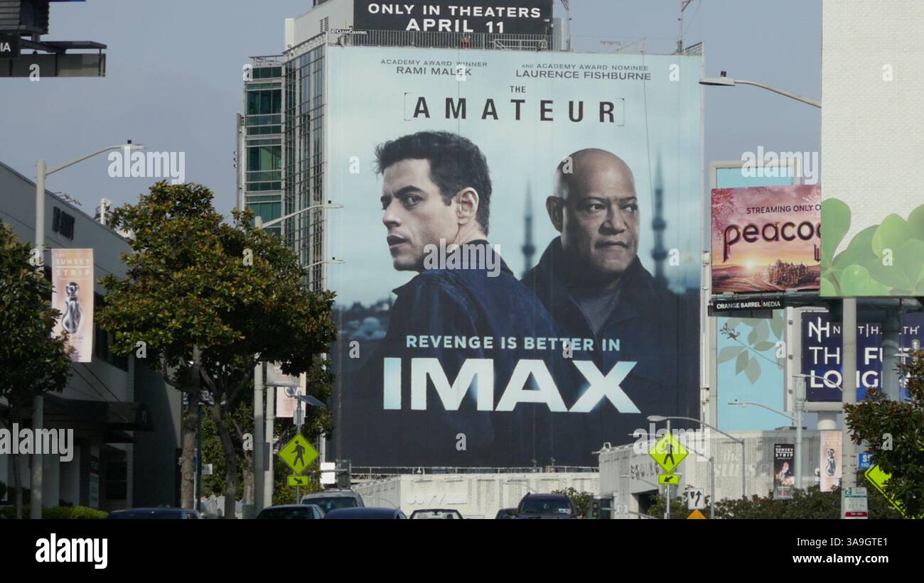 Los Angeles, California, USA 29th March 2025 Rami Malek and Laurence ...