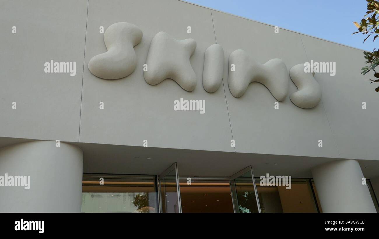 Los Angeles, California, USA 29th March 2025 Kim Kardashian Skims Store ...