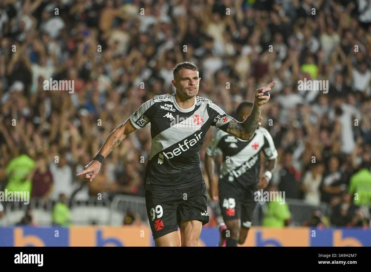 Rio De Janeiro, Brazil. 30th Mar, 2025. Pablo Vegetti of Vasco da Gama ...