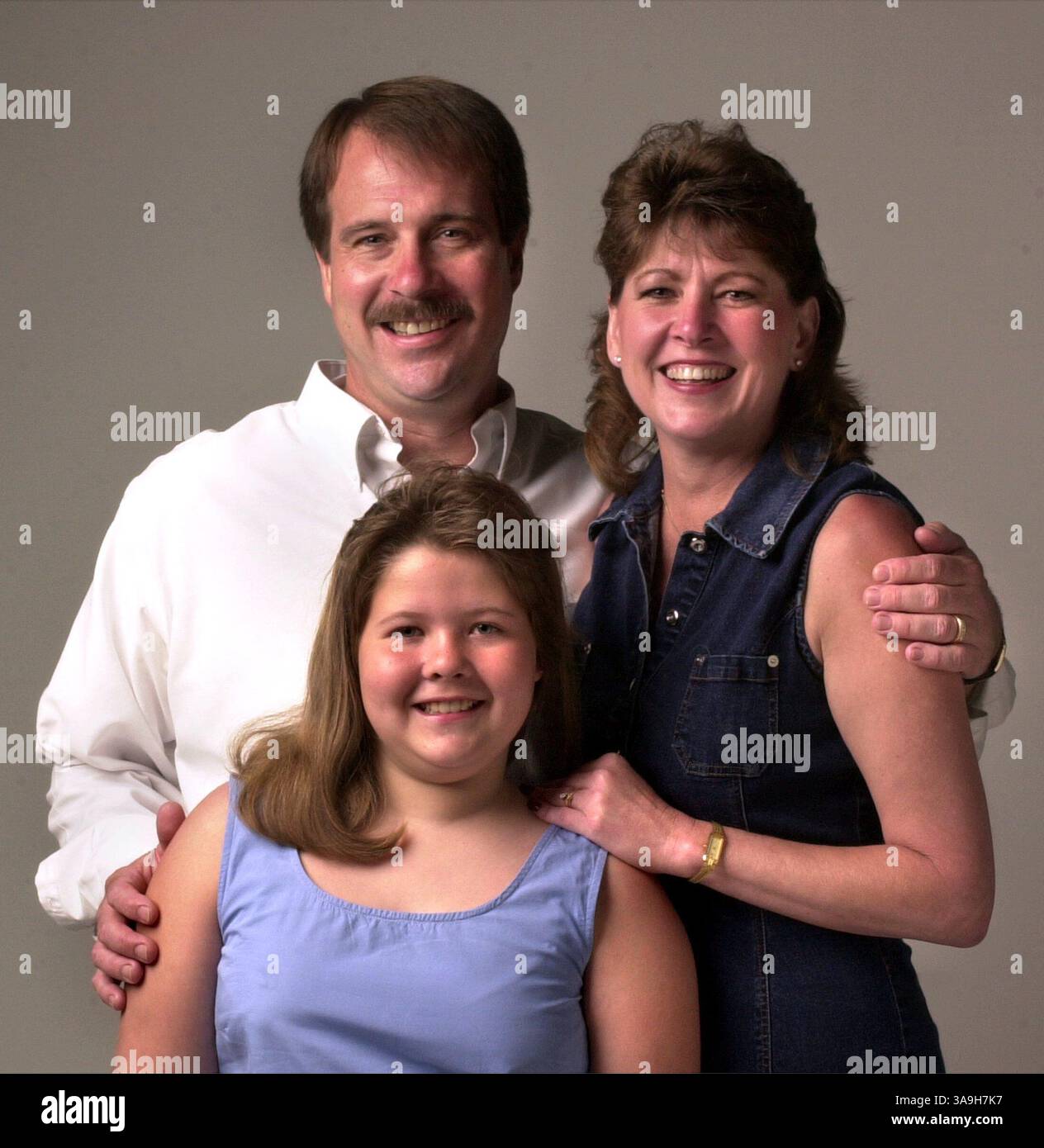 Greg and Wendy Waldorf and daughter Lindsay, 10. Photographed Wednesday ...