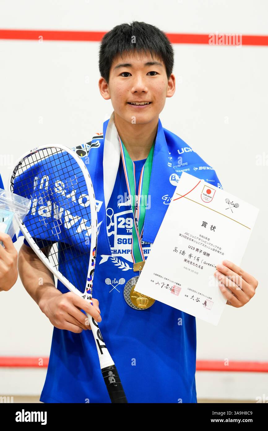 Kanagawa, Japan. 30th Mar, 2025. Shu Takahashi Squash : The 29th All ...