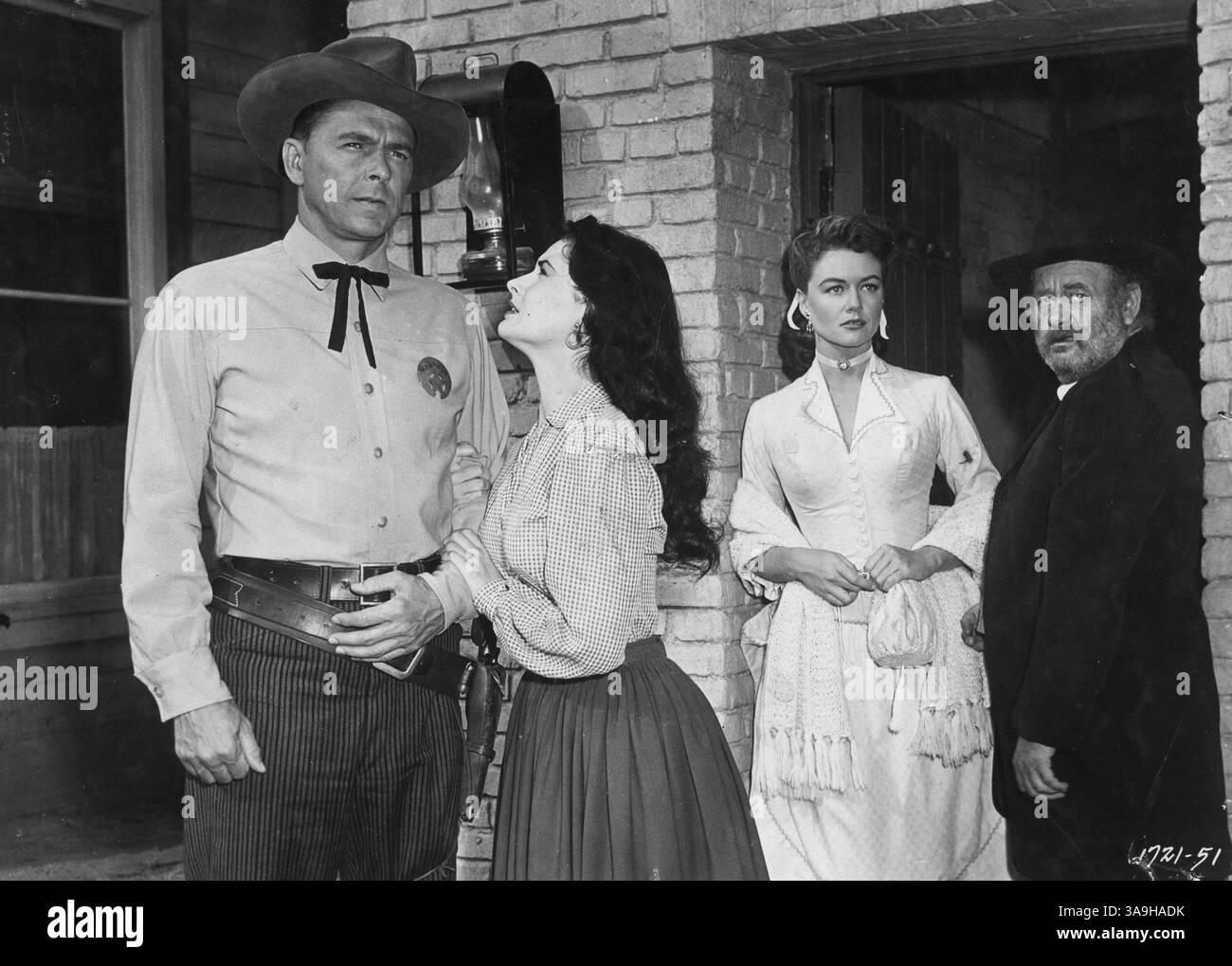 RONALD WILSON REAGAN 'Law and Order' 1953 by Universal-International ...